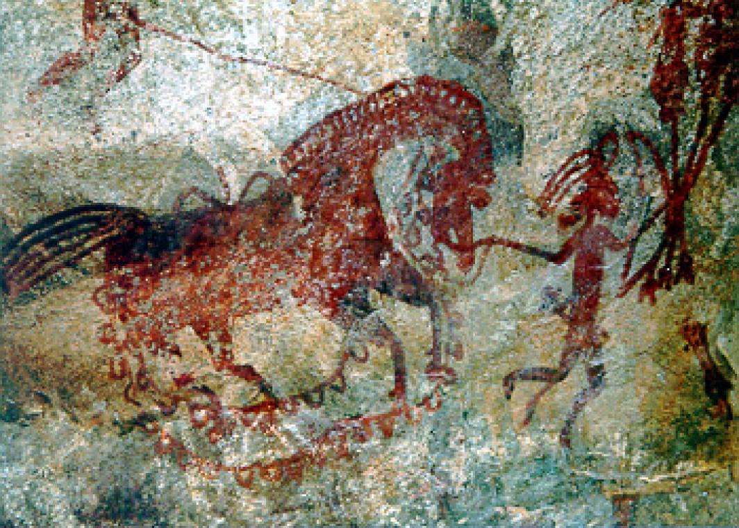 World Heritage Site of Prehistoric Paintings on Stone at Bhimbetka ...